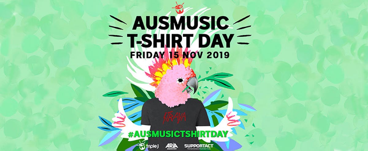 AusMusic T-Shirt Day 2019 announced - ARIA